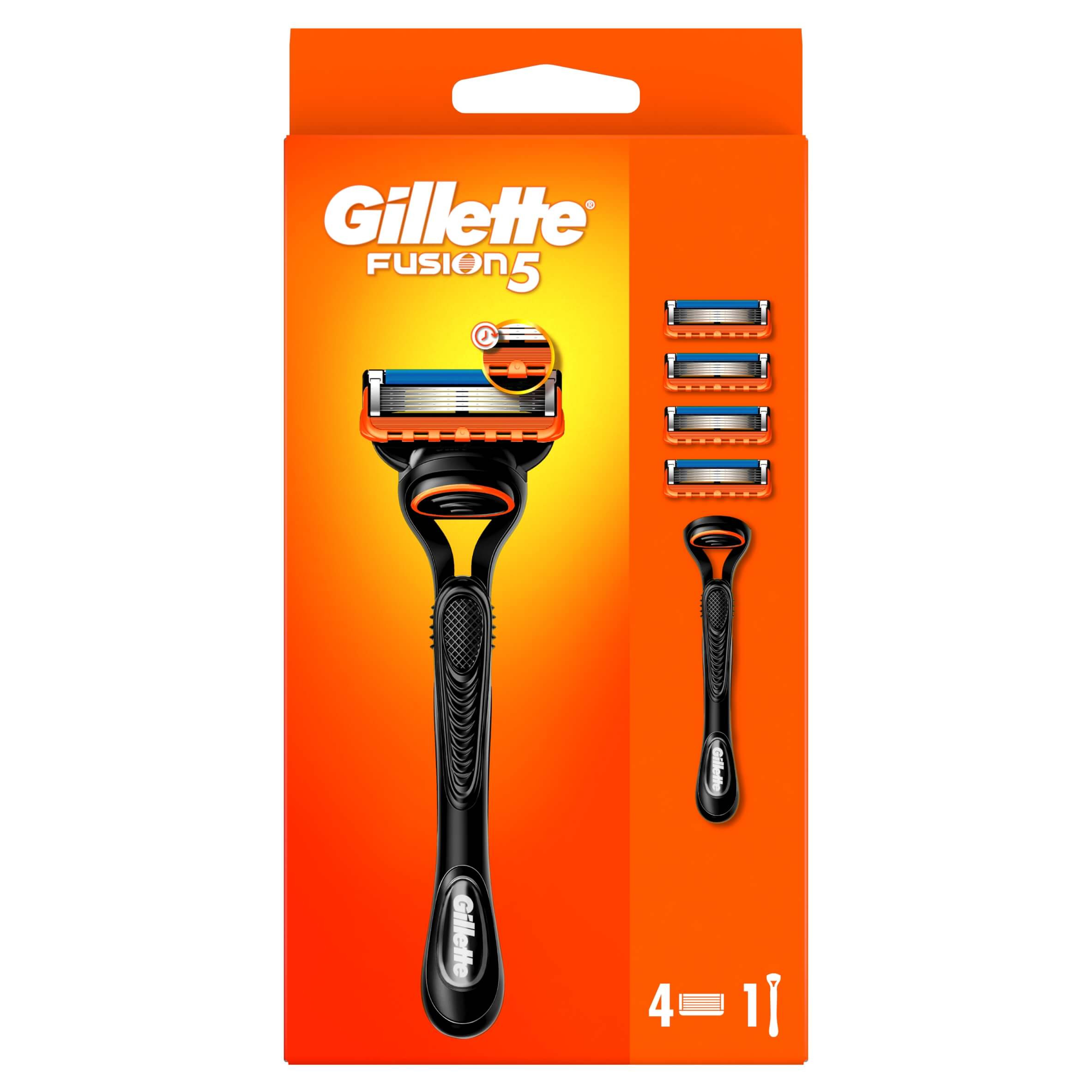 Gillette Fusion5 Razor - 4 Blades | Mashco