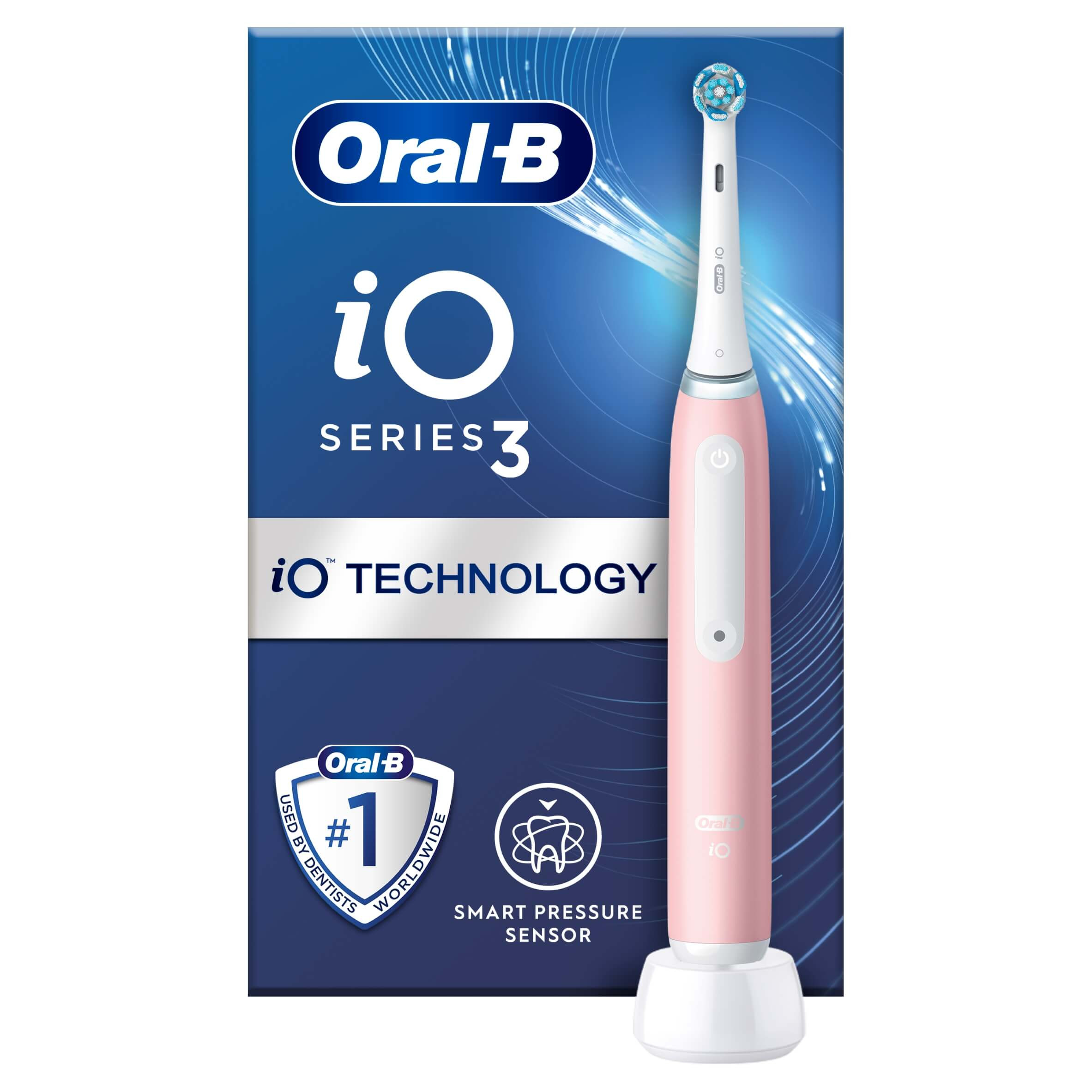 Oral-B iO 3 Pink Electric Toothbrush | Mashco