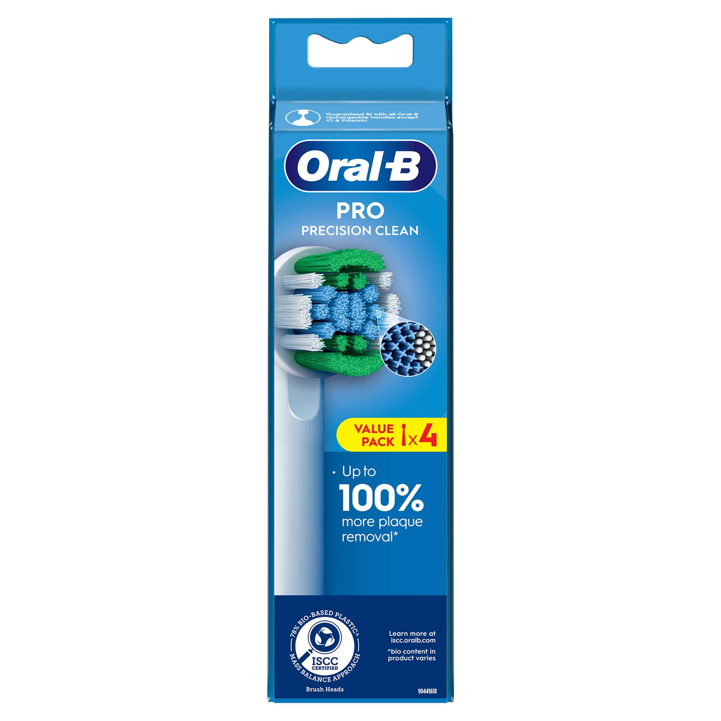 Oral-B Pro Precision Clean Toothbrush Heads, 4 Counts | Mashco