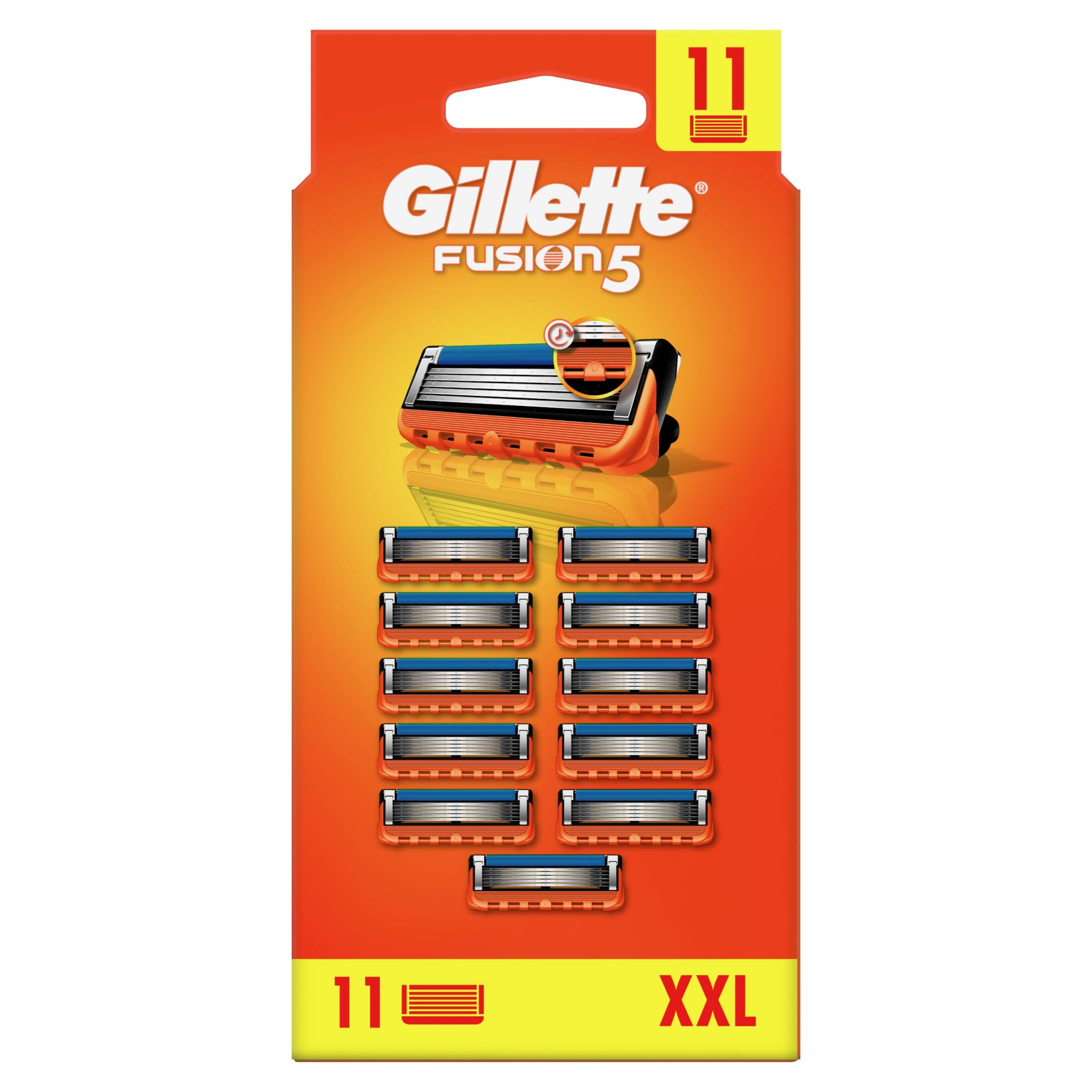 Gillette Fusion5 Razor Refills For Men, 11 Razor Blade Refills | Mashco