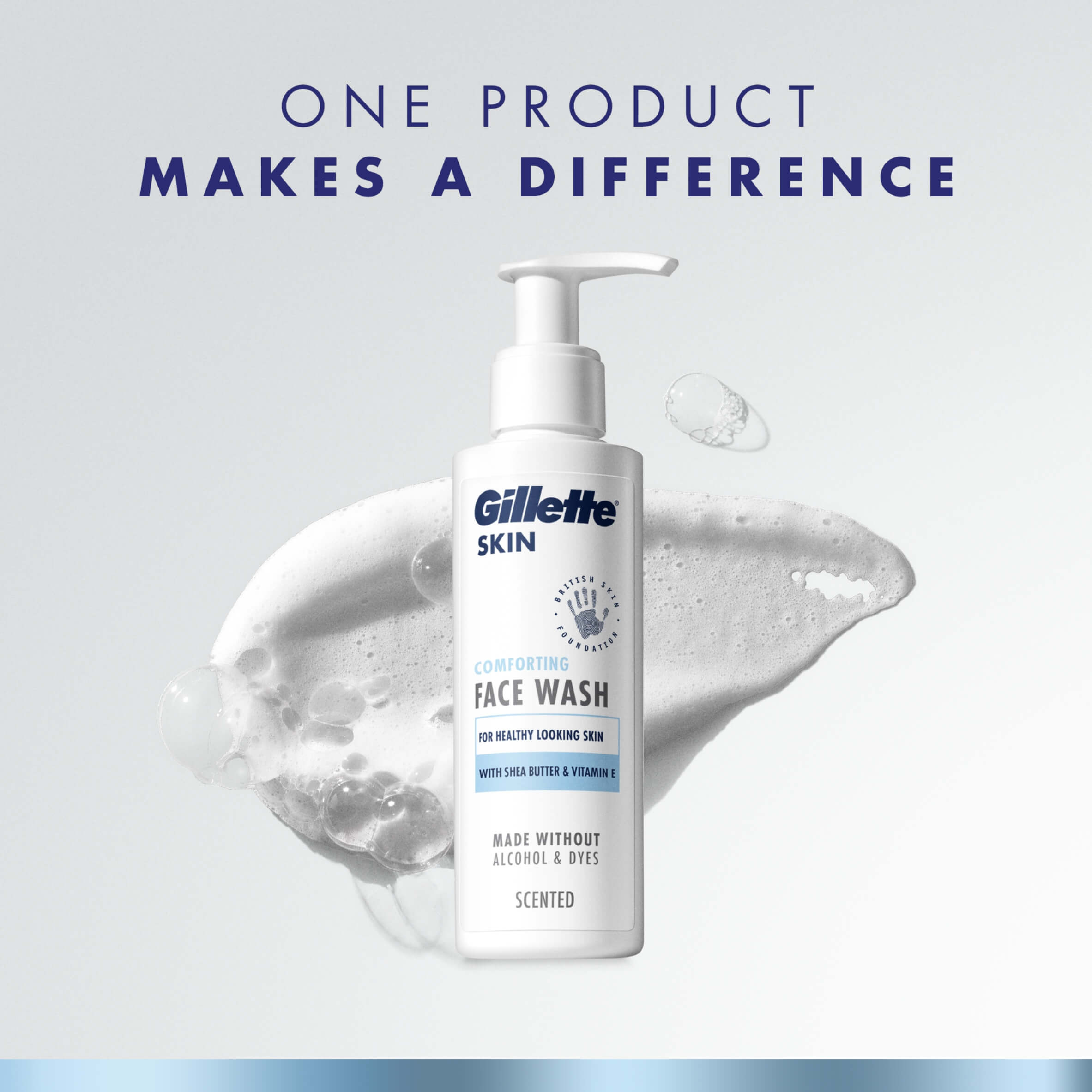 Gillette SKIN Gift Set Facewash + Moisturiser | Mashco